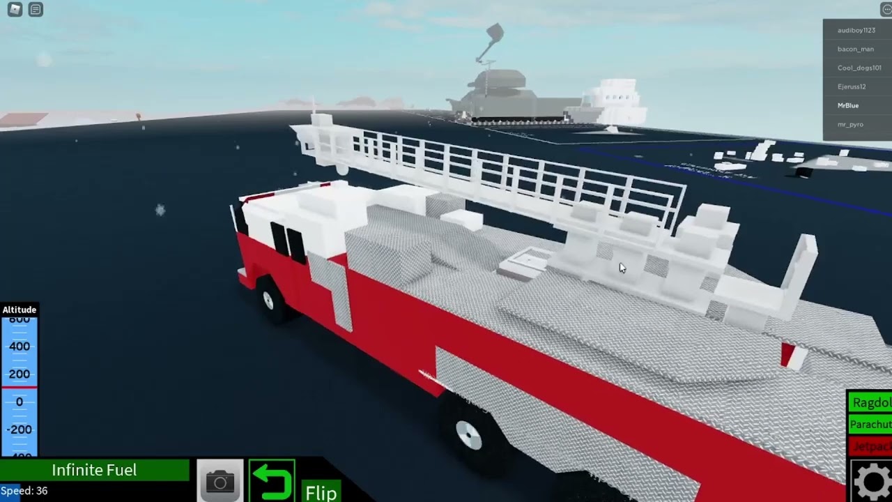 The most detailed Plane crazy firetruck I have ever made - YouTube