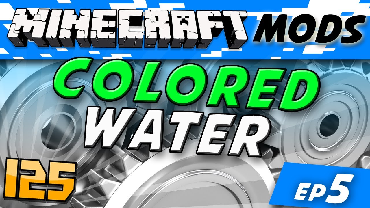 Minecraft Mods - Colored Water - Millions of Colors! - YouTube