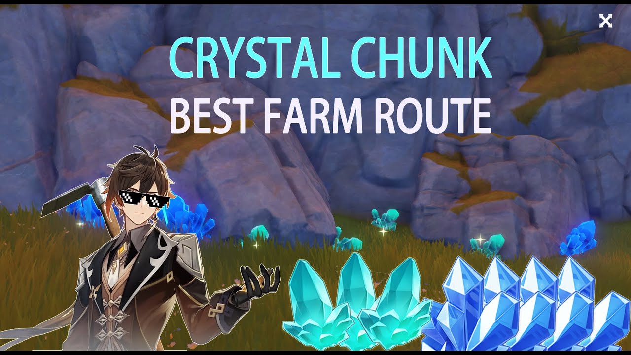 LOKASI FARMING CRYSTAL CHUNK UNTUK PEMULA !!! GENSHIN IMPACT INDONESIA ...