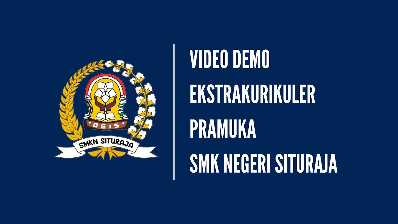 OPEN RECRUITMENT | PRAMUKA SMKN SITURAJA | SAPRAKANDCA - YouTube