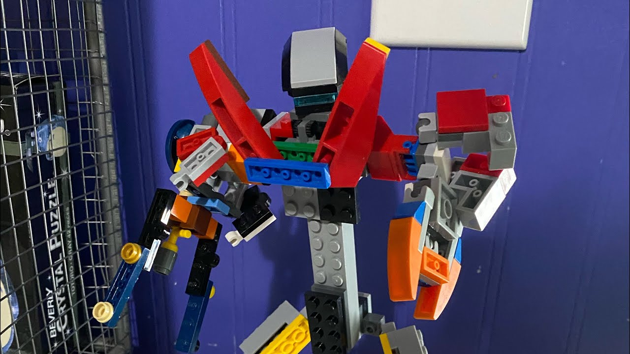 LEGO transformers: Big bot (Brickbot, legarm, backtrack, and tech ...