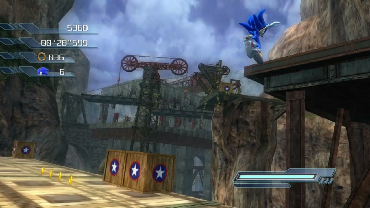 (Xenia) Sonic '06 (Sonic) Speed run Radical Train 1'48''758 (no gems ...