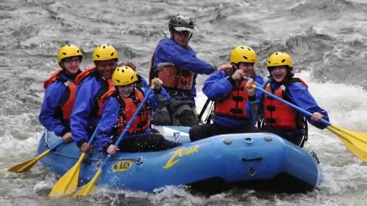 Boy Scout Troop 12 High Adventure Trip - Zoar Whitewater Rafting - YouTube