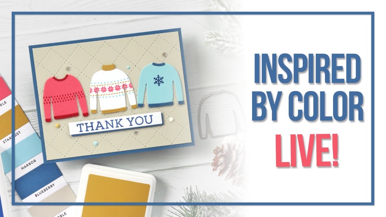 Live Replay: Let's Create a Card LIVE Inspired by Color! - YouTube