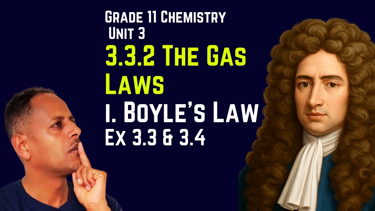 Grade 11 Chemistry Unit 3:3.3.2 The Gas Law , i. Boyles Law , Exercise ...