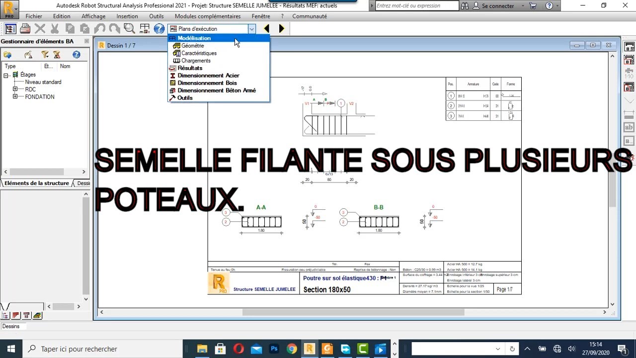 TUT0 ROBOT STRUCTURAL ANALYSIS 2021 EXEMPLE PRATIQUE DU tut0-robot-structural-analysis-2021-exemple-pratique-du