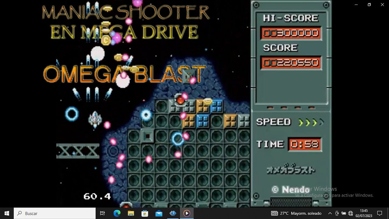 Omega Blast Mega Drive - YouTube