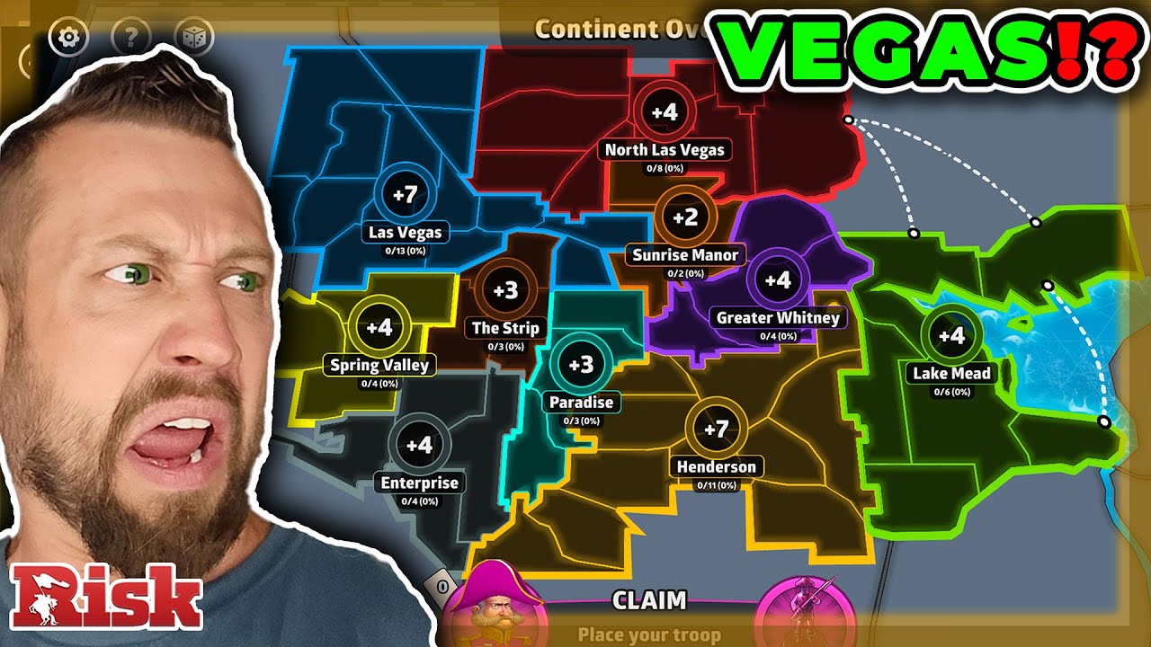 Why This Risk Map Has To Many Bonuses - Vegas MMM - YouTube