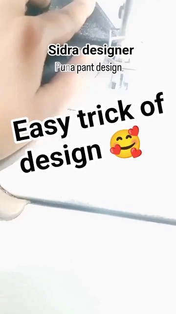 #puna pant design #easytrick - YouTube