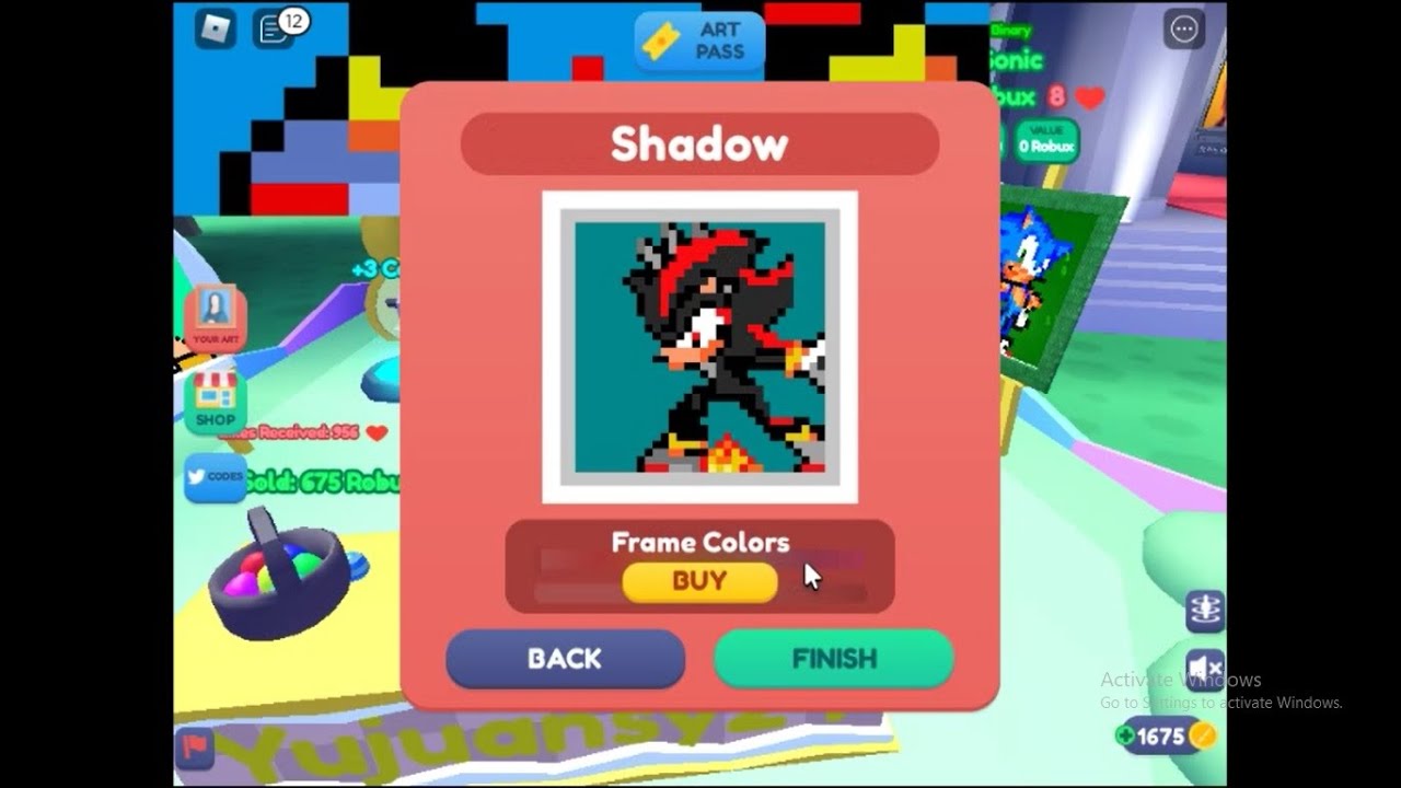 Drawing Shadow The Hedgehog in Starving Artist - YouTube