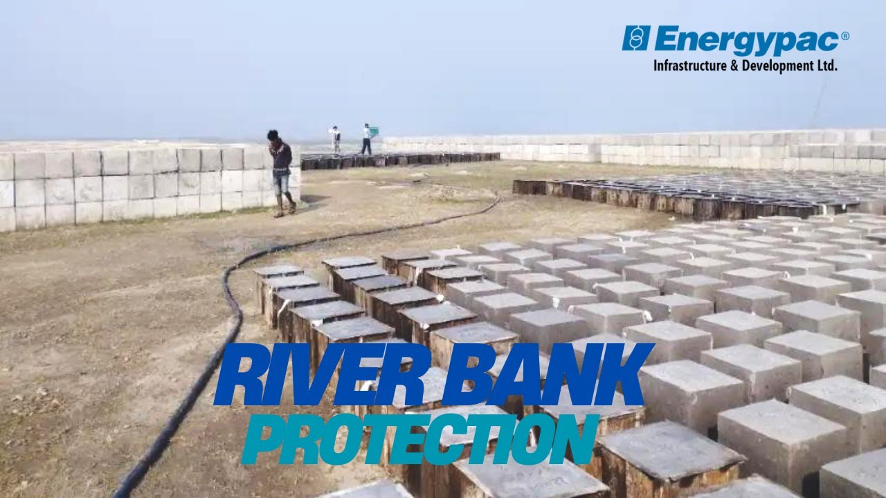 River Bank Protection Work at Jamuna River, Bogra District - YouTube