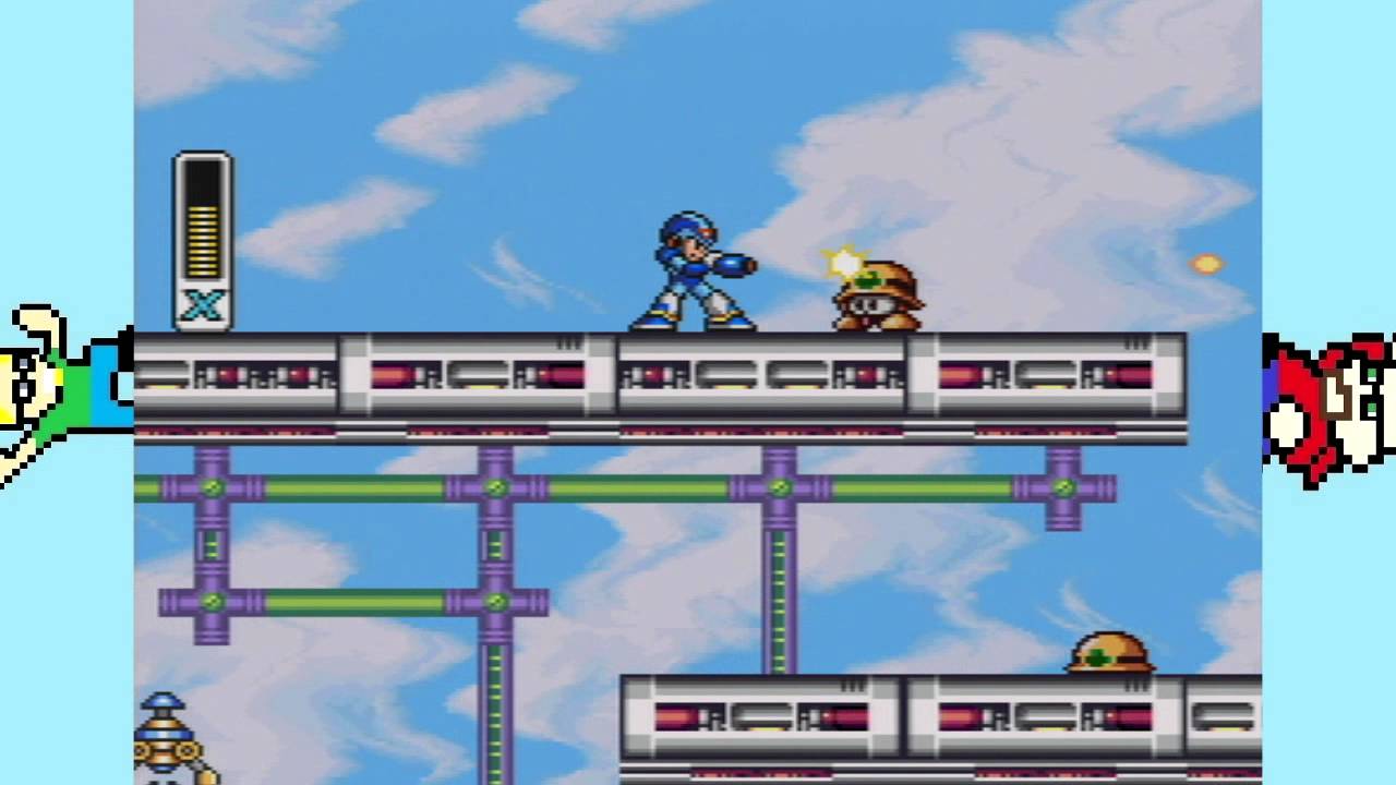 Mega Man X - Ep 5 Cafeteria Mob -Button Mashing 101 - YouTube