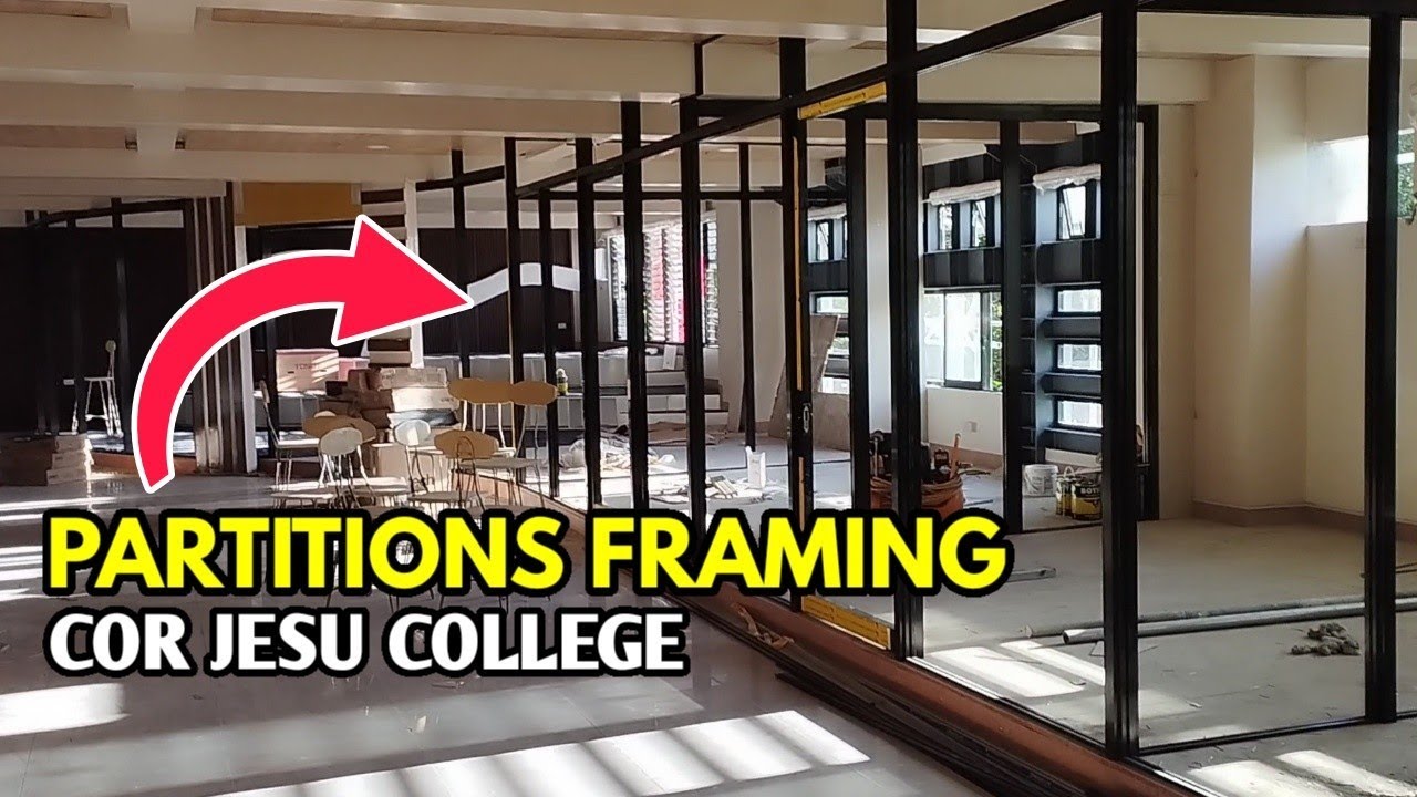 Framing Partitions sa Cor Jesu College Digos City - YouTube