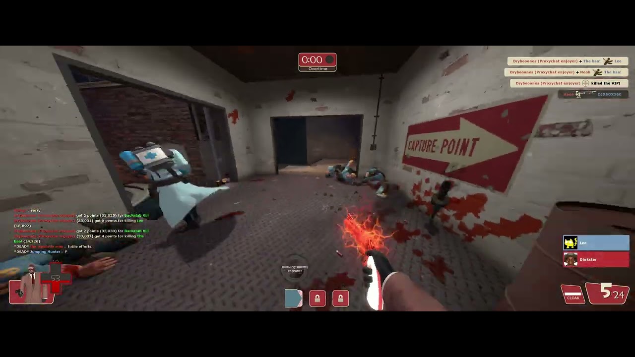 Team Fortress 2 Classic VIP game-winning Backstab - YouTube