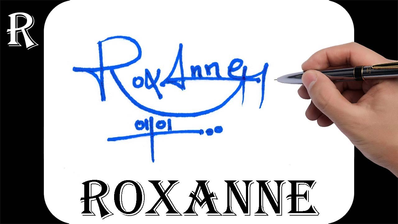 How to signature your name | Autograph | Billinioare signature ...