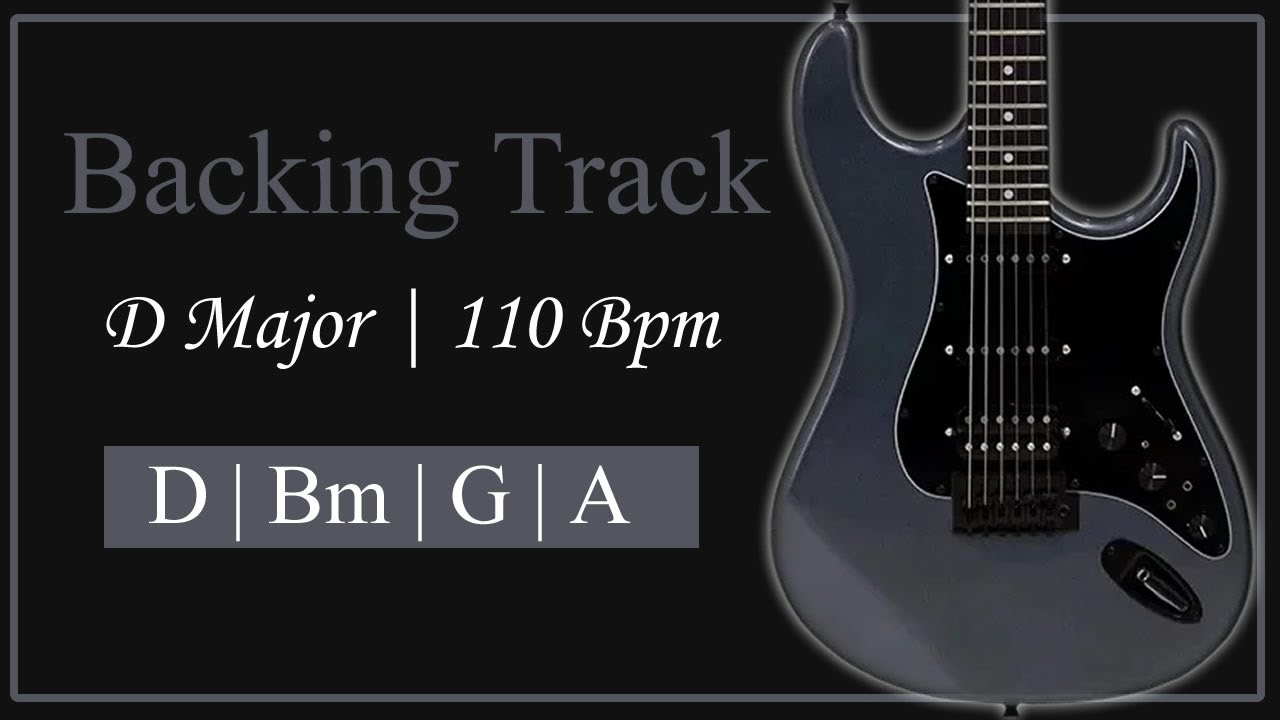 D Major Backing Track | 100 Bpm | Rock Pop - YouTube