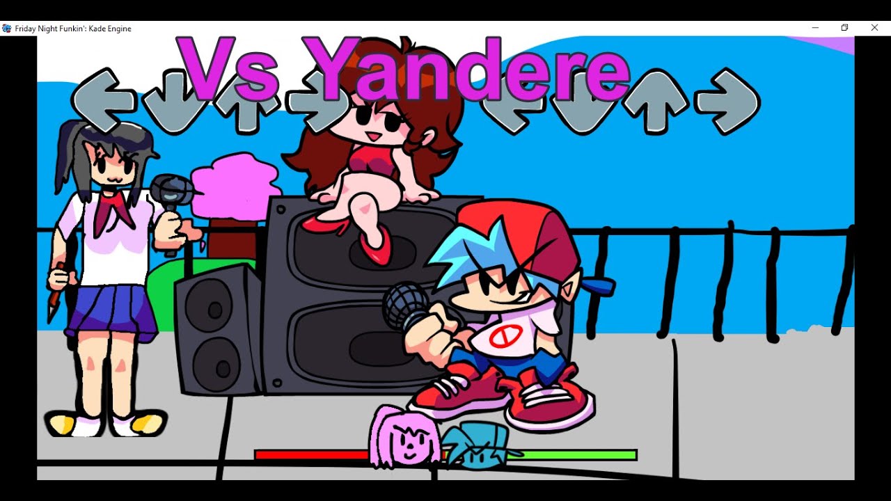 Friday Night Funkin vs Yandere Simulator Full week+Tutorial - YouTube