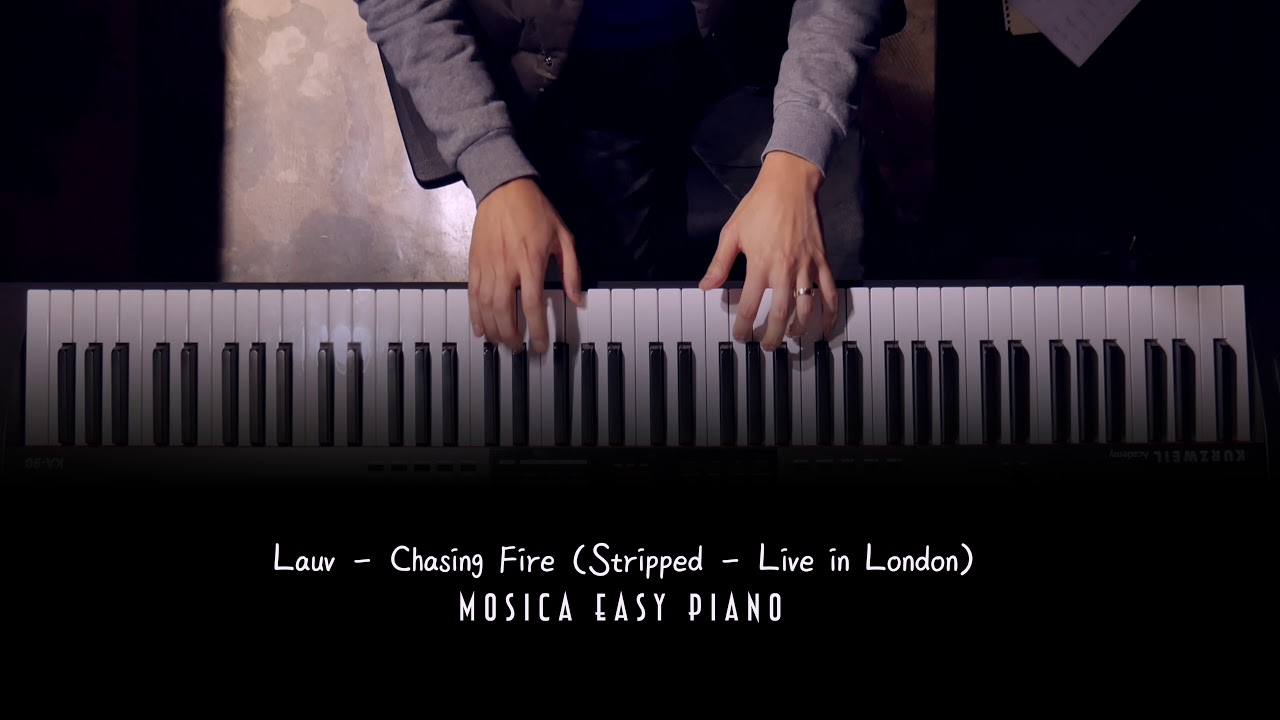 [EASY PIANO]Chasing Fire - Lauv / Piano Cover - YouTube