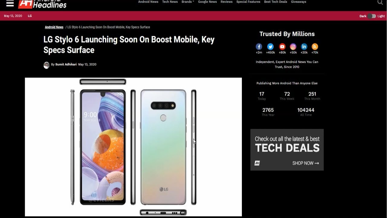 LG Stylo 6 Coming Soon to Boost Mobile & LG Stylo 6 Specs Revealed ...