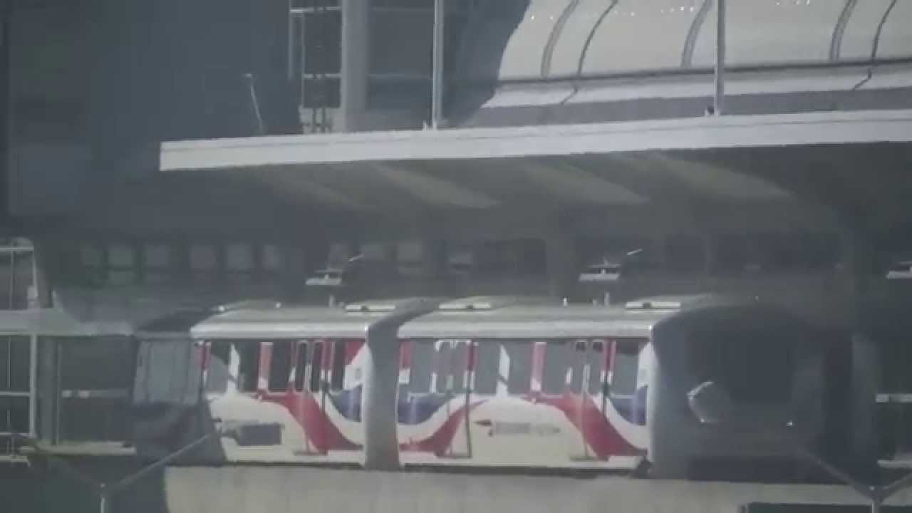 View of AirTrain station at New York JFK Airport from Terminal 7 (00273 ...