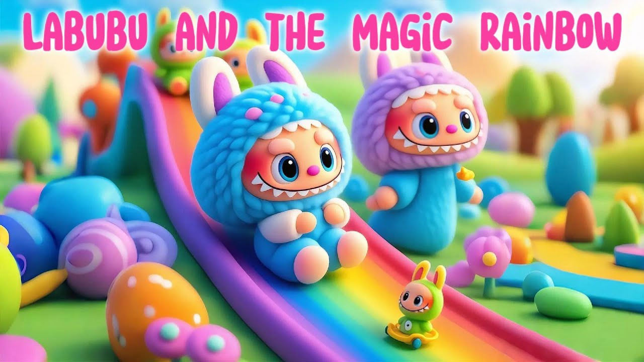 🌈🐰 Labubu and the Magic Rainbow – Colors in the Sky! 💛 - YouTube