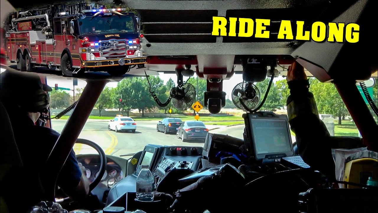 [FIRE TRUCK RIDE ALONG!] - Wichita Fire Department | TRUCK 1 ...