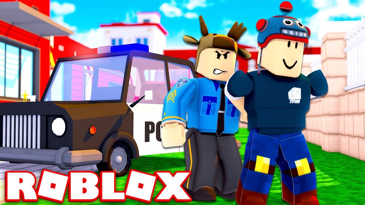 POLICE SIMULATOR IN ROBLOX! *ARRESTING YOUTUBERS* - YouTube