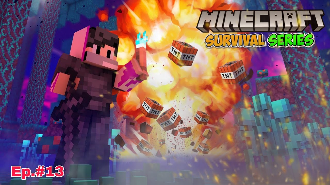 "Blasted the Nether with TNT and Looted Ancient Debris!" | #minecraft # ...
