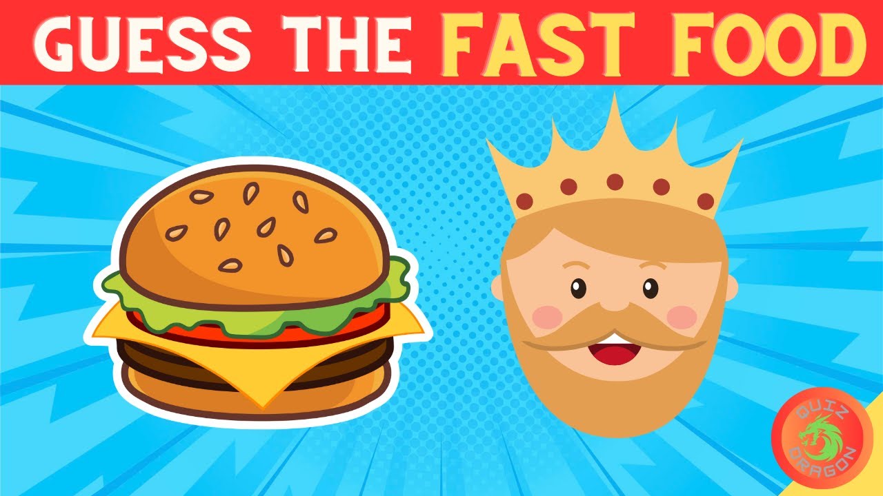 Guess The Fast Food Restaurant by Emoji | 🍔 Food Quiz - YouTube