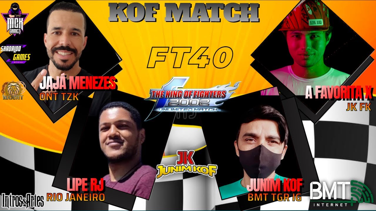 KOF 2002 UM: JAJA MENEZES 🆚 JK FK A FAVORITA X - LIPERJ 🆚 BMT IG JUNIM ...