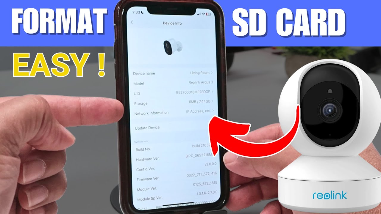 Reolink Formart SD Card - EASY STEP-by-STEP - YouTube