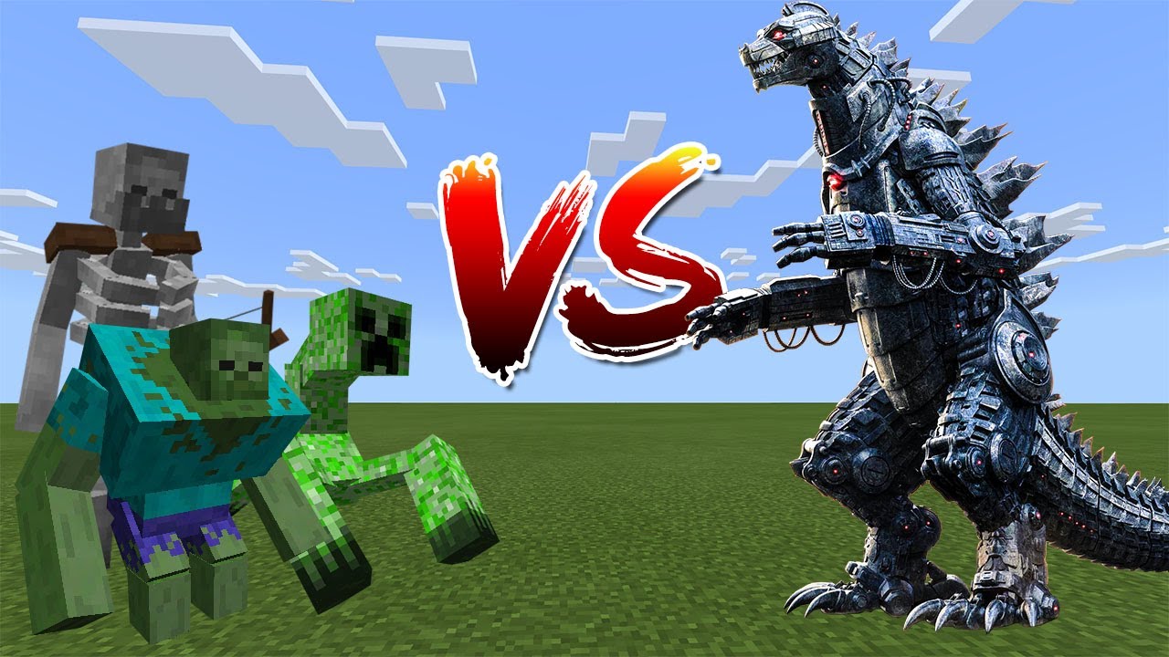 Mechagodzilla vs Mutant Creatures - Minecraft - YouTube
