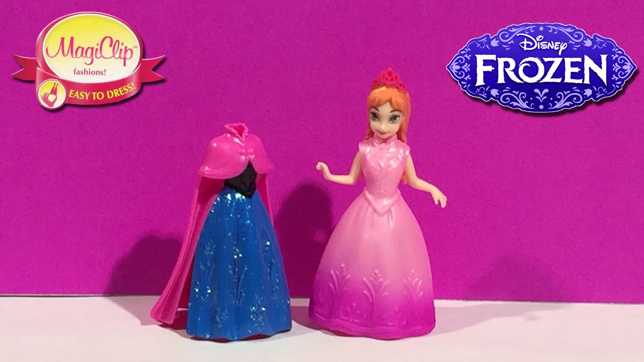 Frozen: Anna Doll Magiclip, Disney - YouTube