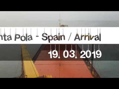 Port of Santa Pola - Ship Maneuvering in Port / Limanda Varış ve ...