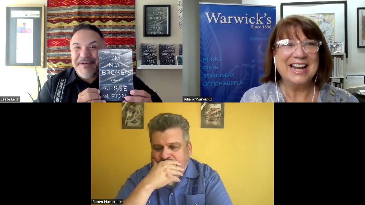 Jesse Leon discussing I'M NOT BROKEN w/Ruben Naverrette - YouTube