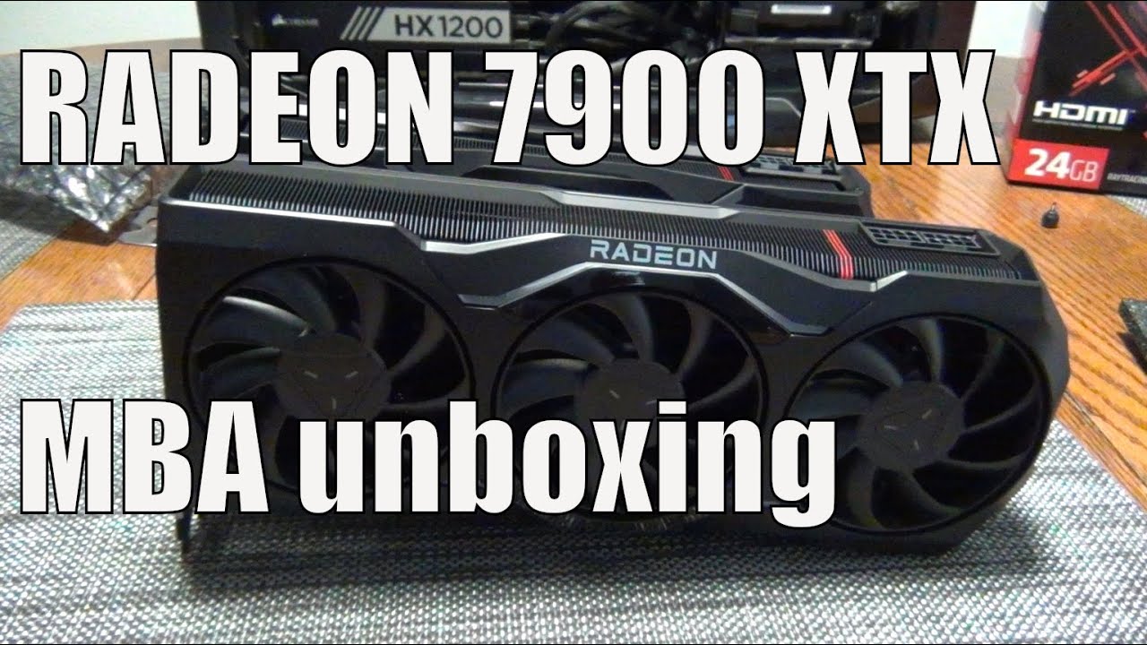 AMD Radeon RX 7900 XTX unboxing and overview - YouTube