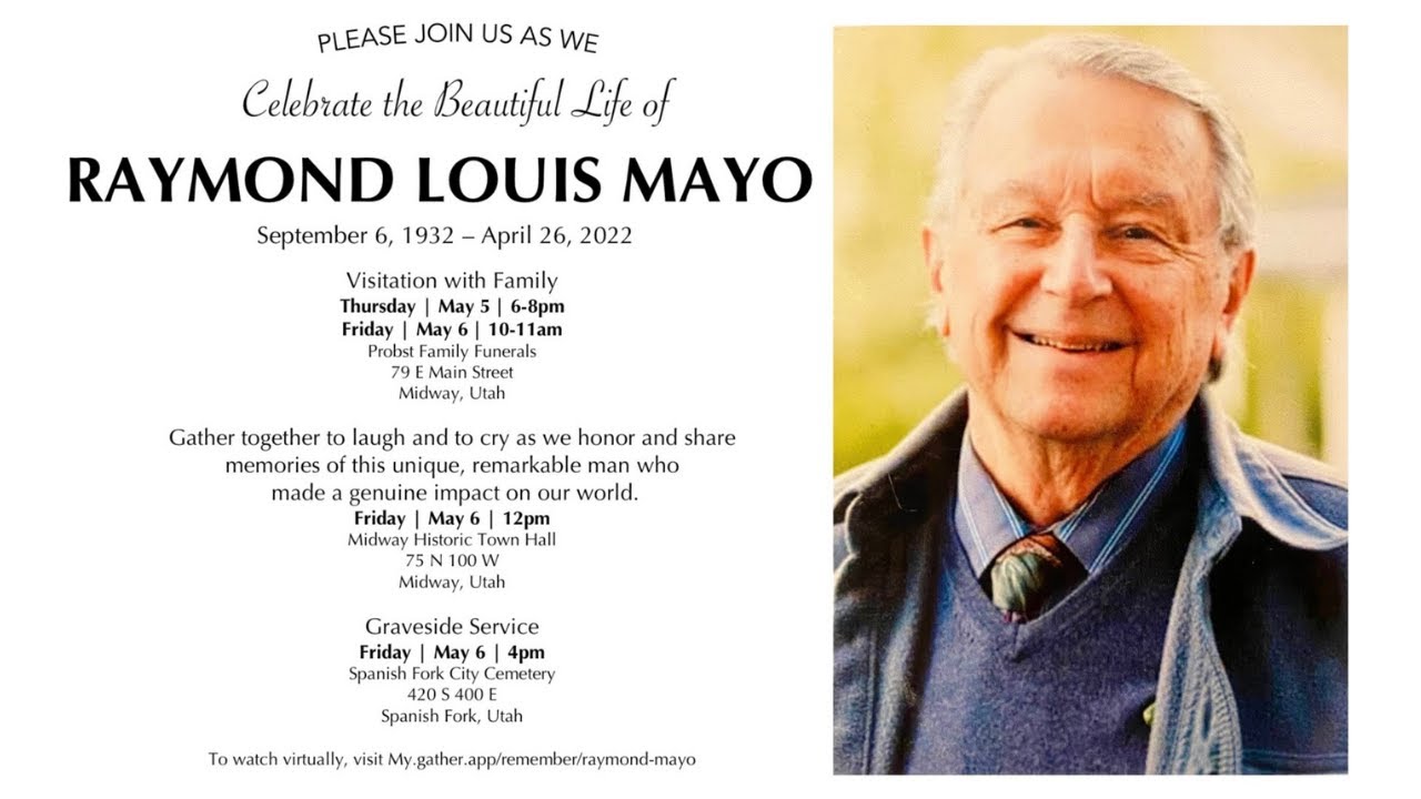 Raymond Louis Mayo-Grandpa’s Video - YouTube