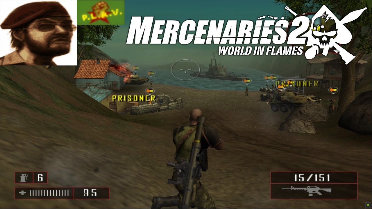 Mercenaries 2: World in Flames (PS2) Side Mission: Rescue Prisoners ...