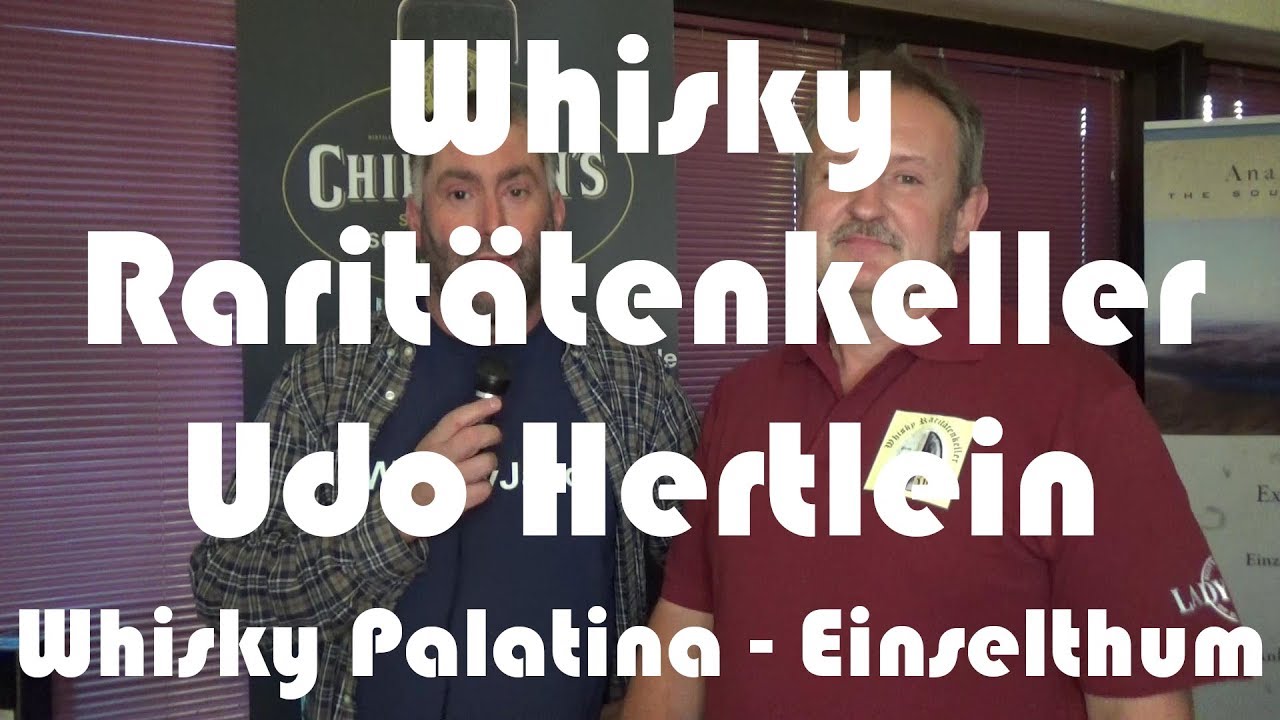 Udo Hertlein von dem Whisky Raritätenkeller & WhiskyJason auf der ...