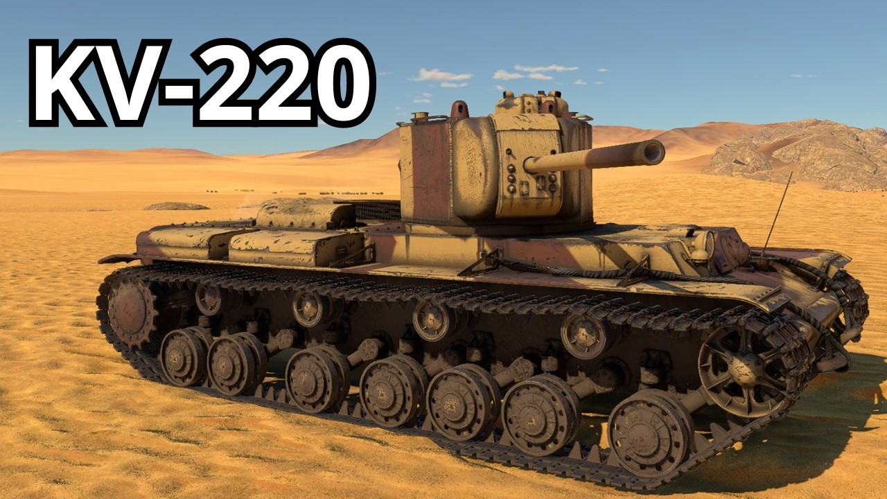 This Tank Is Pay To Win | KV-220 | War Thunder - YouTube