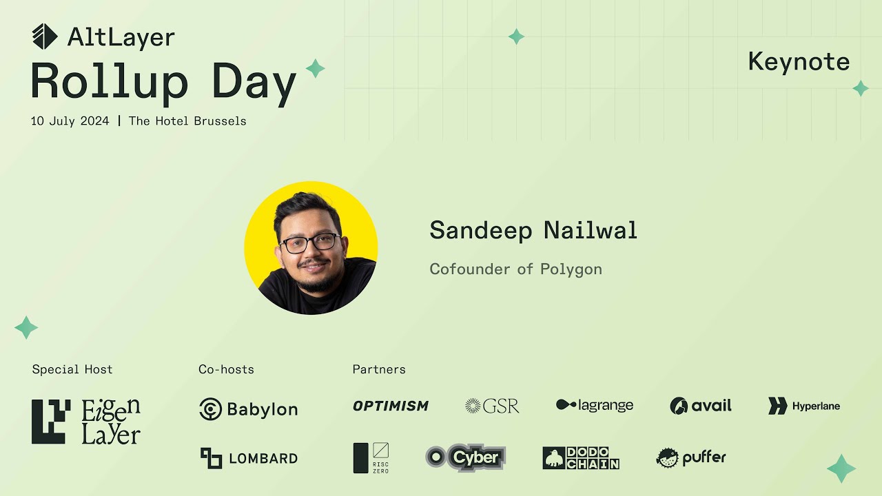 Keynote by Sandeep, Cofounder of Polygon - YouTube