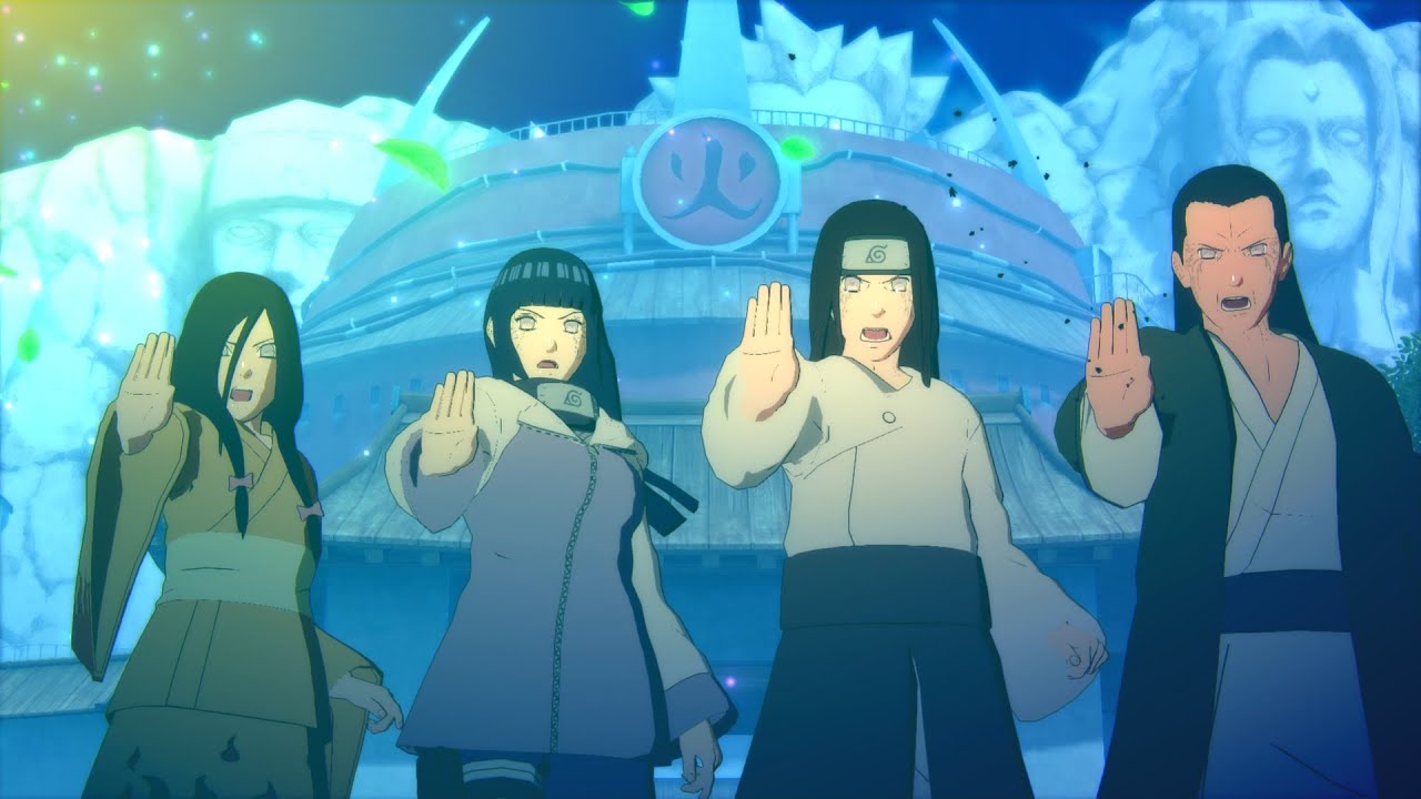 Naruto Ultimate Ninja Storm 4 - Team Ultimate Jutsu(Hyuga Clan) - YouTube