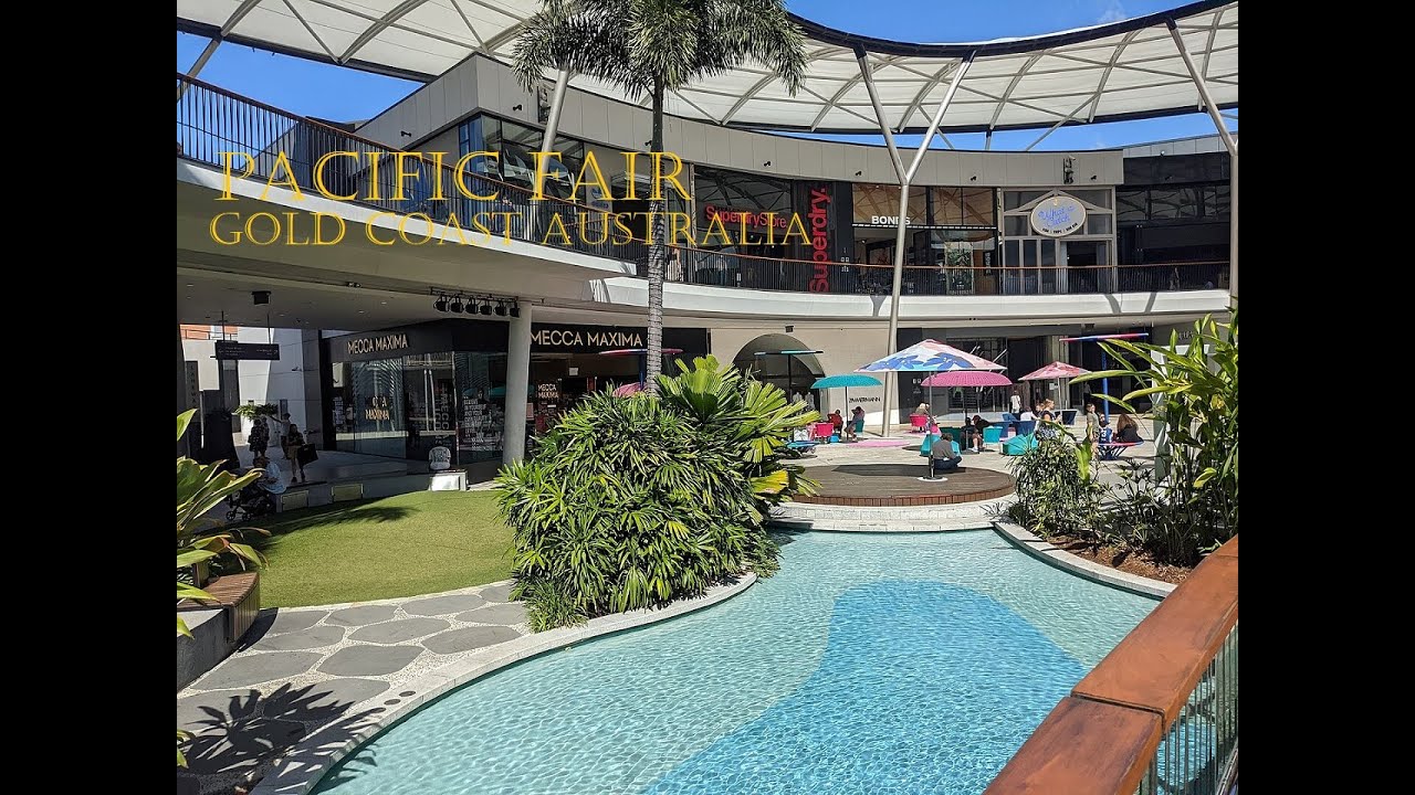4k Walk Around the Pacific Fair Shopping Centre Gold Coast Australia ...