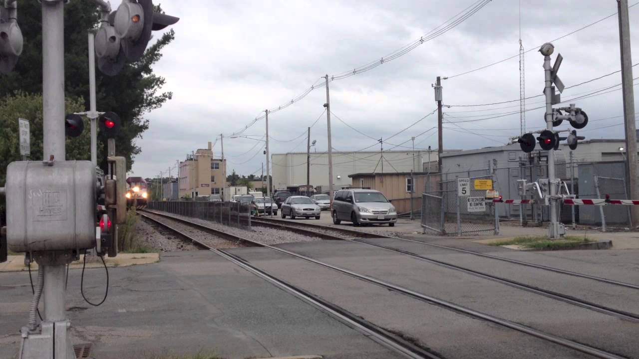 MBTA MP36 #010 in Needham Heights With LOTS OF HORN! - YouTube