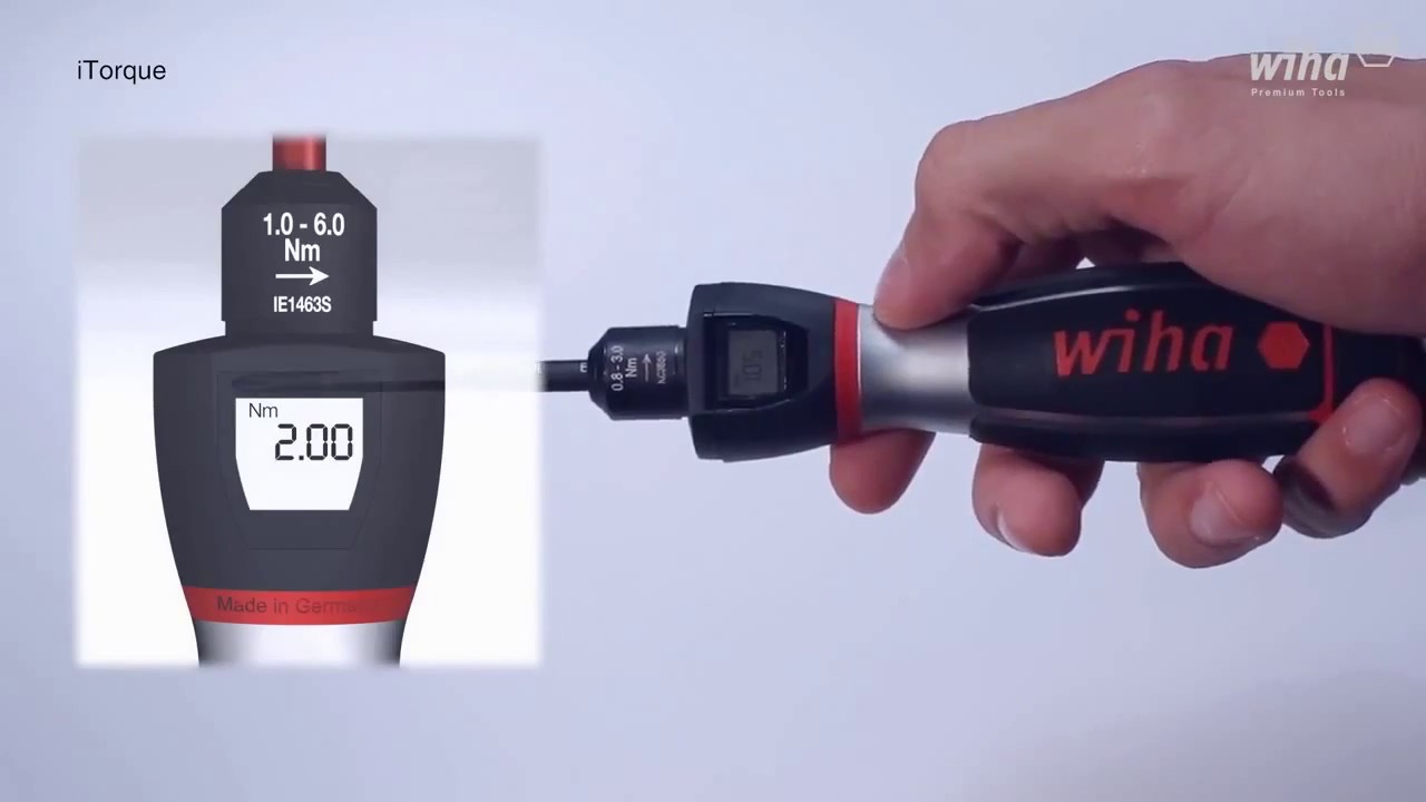Tournevis dynamométrique - iTorque - WIHA - YouTube