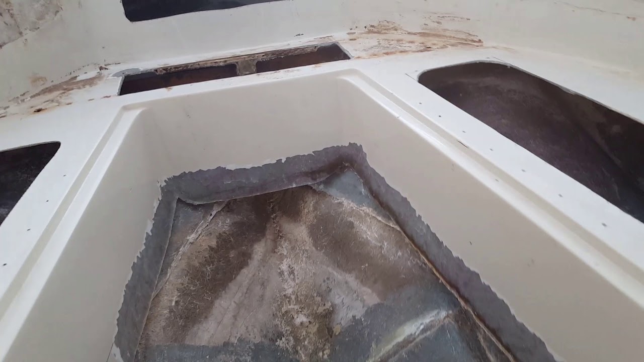 Boat Transom and Floor Rebuild - Building the Transom Template - Part ...