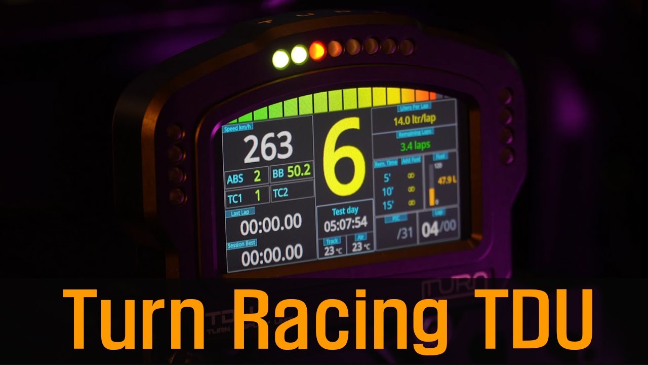 TURN RACING TDU (TURN DISPLAY UNIT) - YouTube