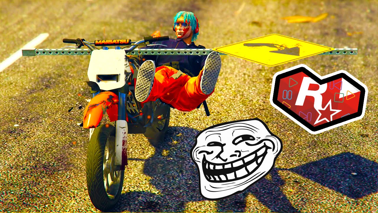 Evil Troll Race - Trolling In Gta Online - YouTube
