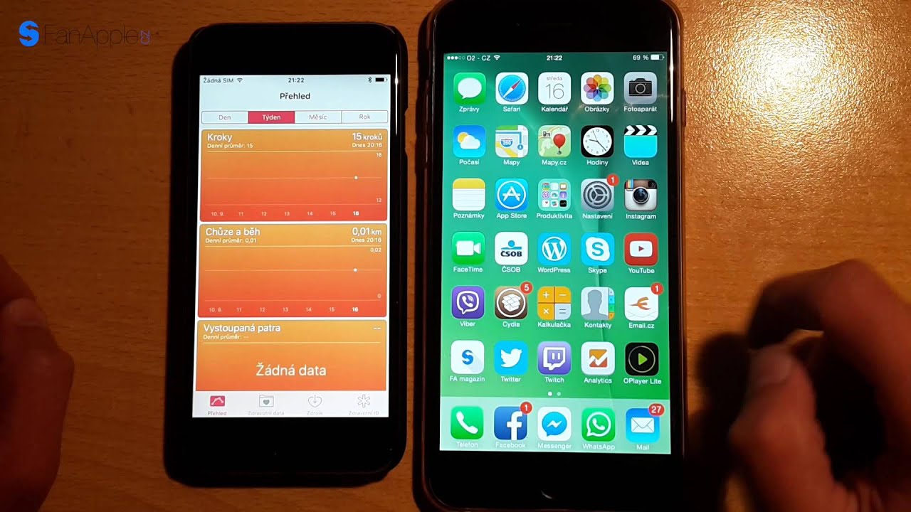 iOS 8 vs. iOS 9 - Porovnání funkcí a nové možnosti - YouTube