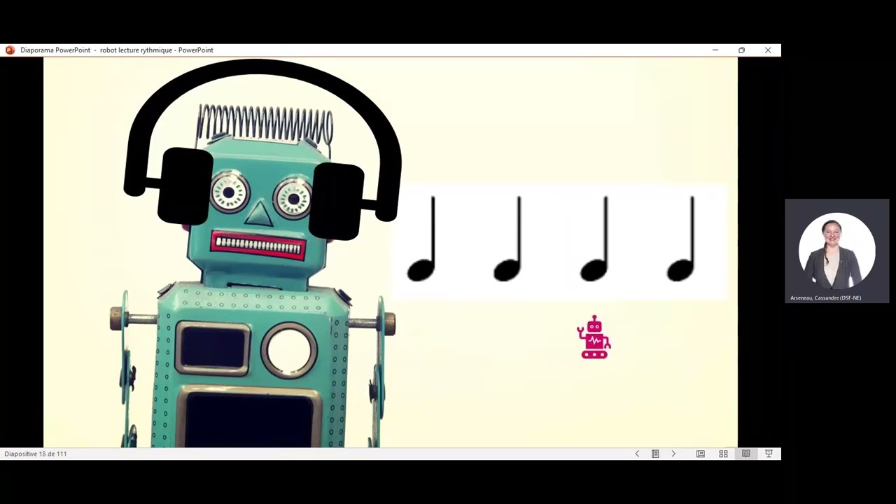 Robot | Lecture rythmique (Facile)/Rhythm Play Along (Easy) | Apprends ...